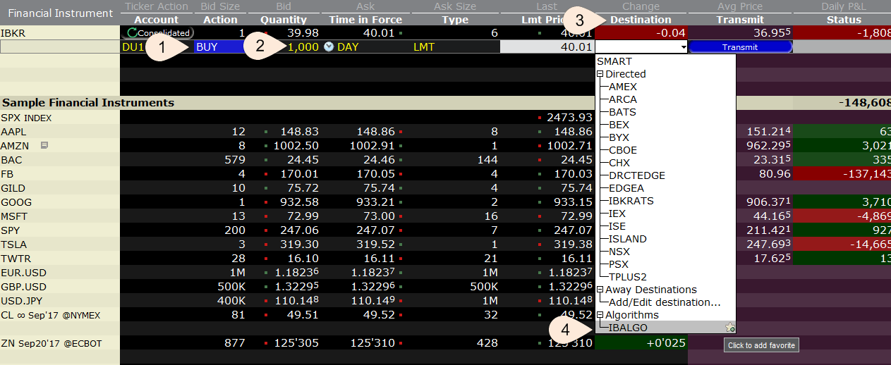 Adaptive Algo | Interactive Brokers Luxembourg SARL